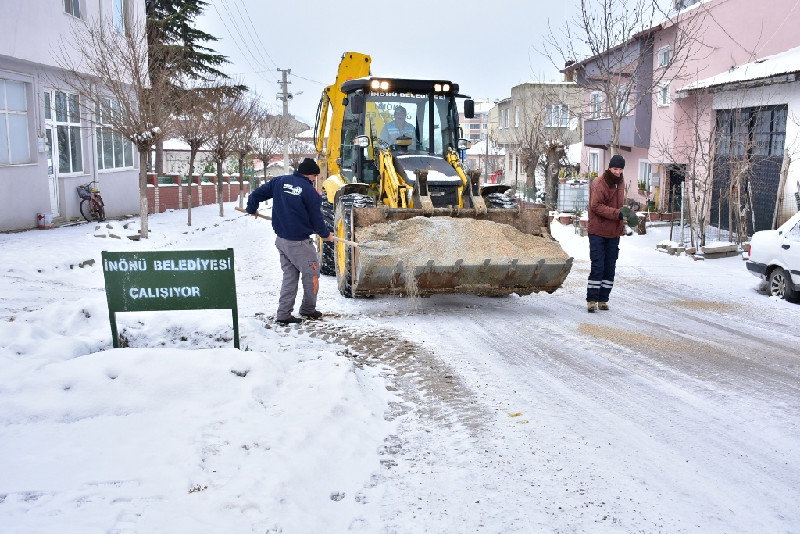 Buzlanmaya karşı tuzlama çalışması